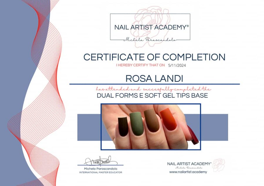 Corso Dual Forms e Soft Gel Tips Base online - Nail Artist Academy