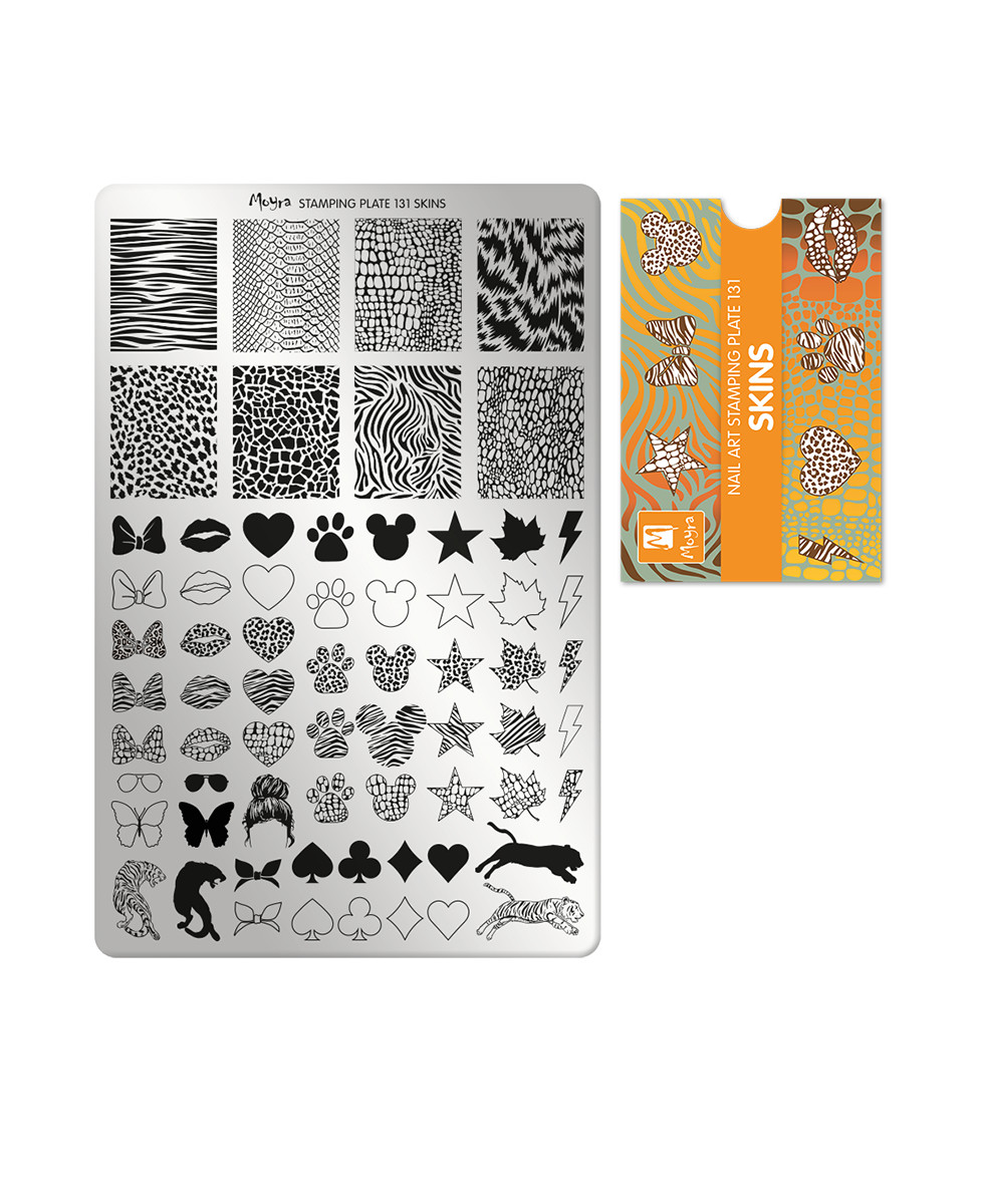 Piastra Stamping Skins 131 Moyra - Nail Artist Academy